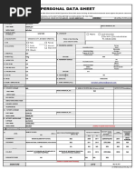Personal Data Sheet Cs Form No. 212 Revised 2018 | PDF | Passport ...