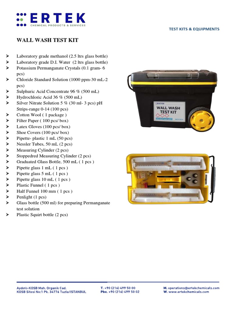 Guía de Uso: Kit de Pruebas de Pared | PDF