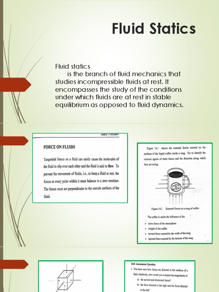 Fluid Statics | PDF