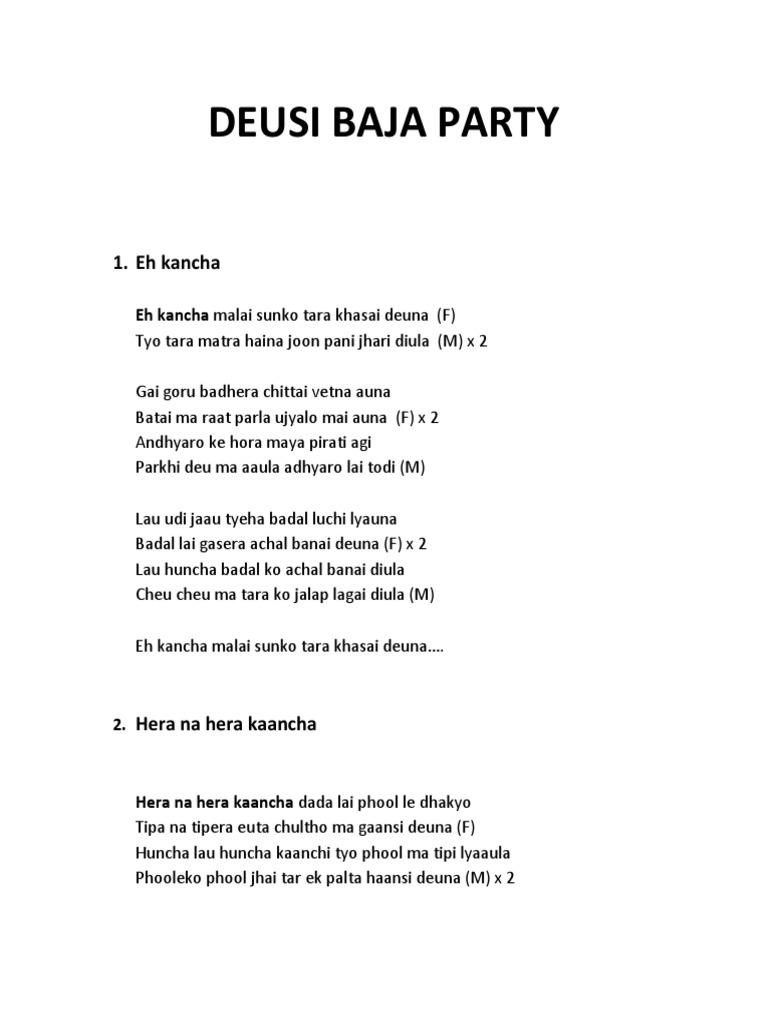 Deusi Baja Party | PDF | Self-Improvement