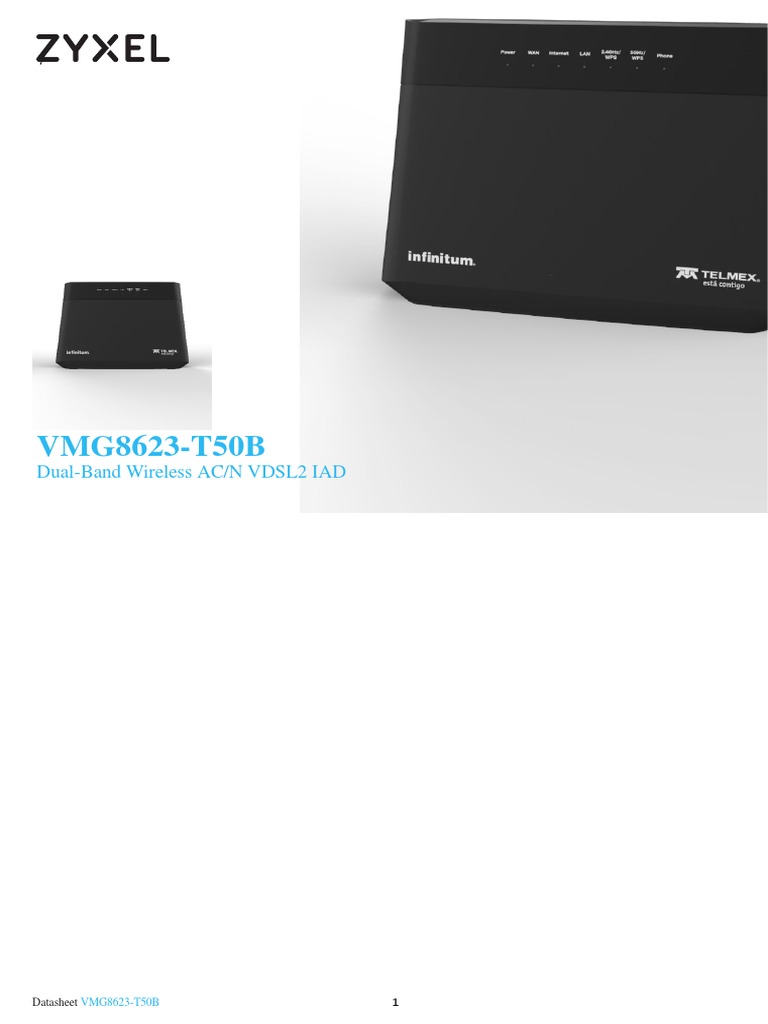 Guia Modem Zyxel VMG862 3T50B | PDF | Ieee 802.11 | Wireless Lan