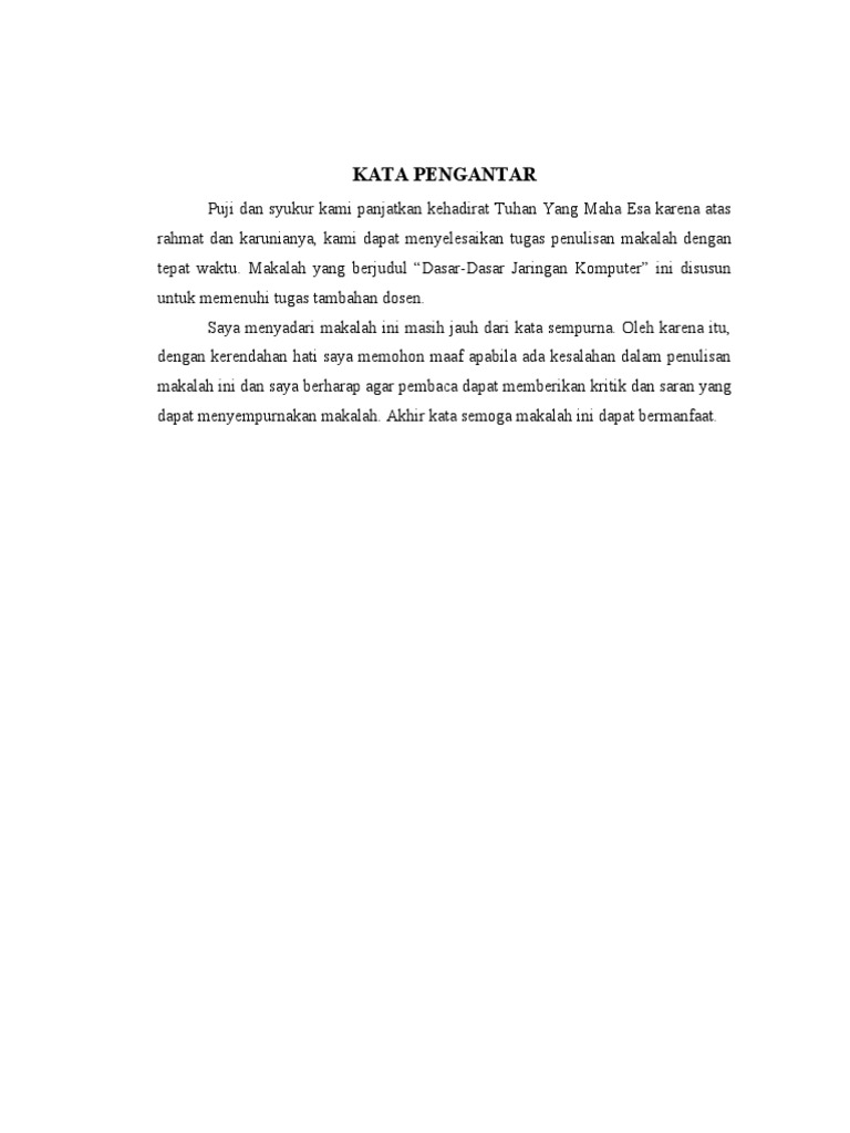 Makalah Jaringan Data Dan Internet | PDF