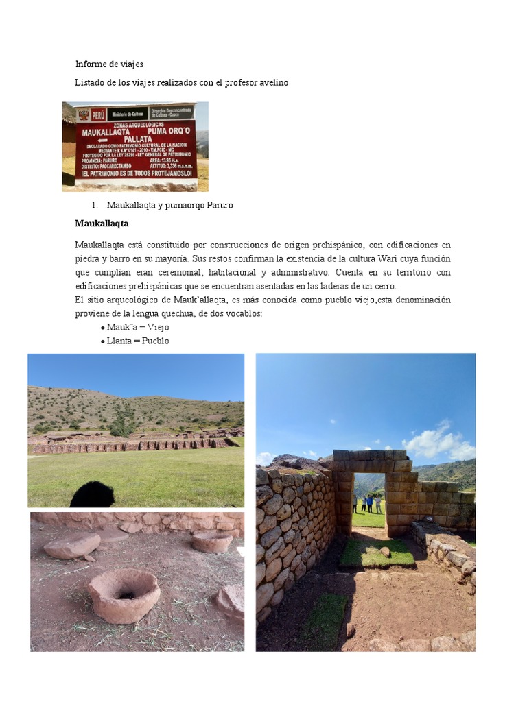 Informe de Viajes | PDF