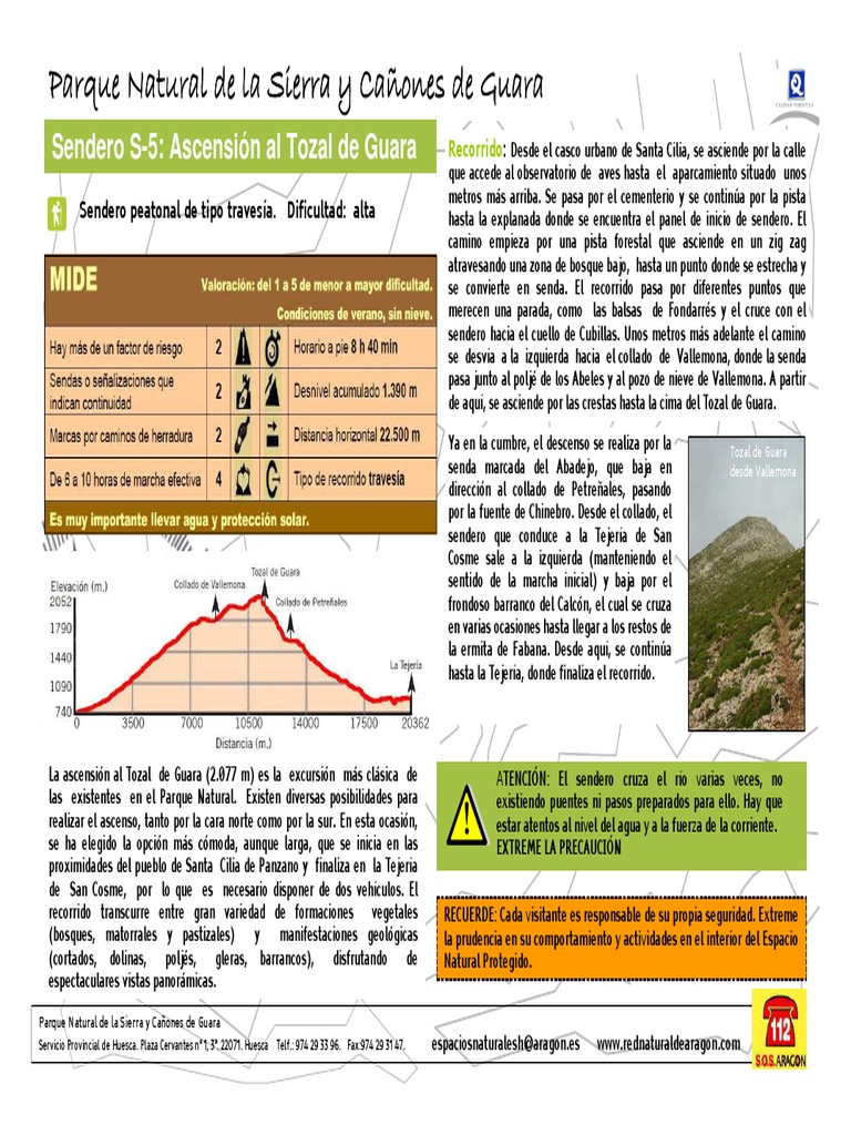 S5 Tozal de Guara | PDF