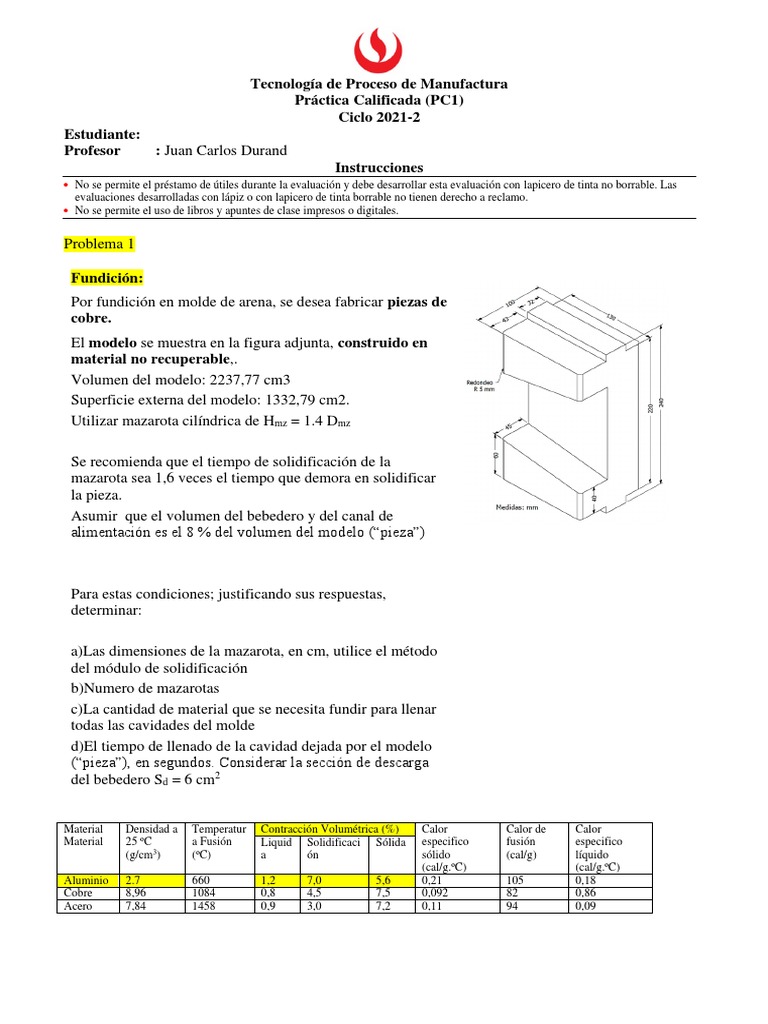 PC1 - Proceso Manu - 2021-2 | PDF | Extrusión | Laminado (metalmecánica)