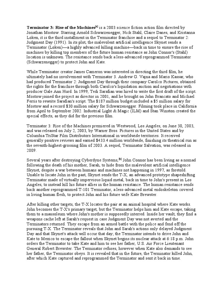 Terminator 3 | PDF