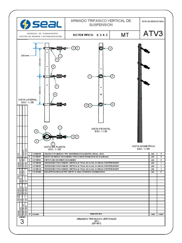 Armados ATV3, ATV5, ATV7. | PDF