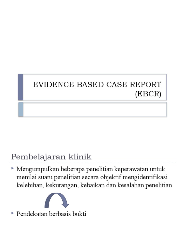 EBCR | PDF | Pengembangan Diri | Kesehatan Holistik