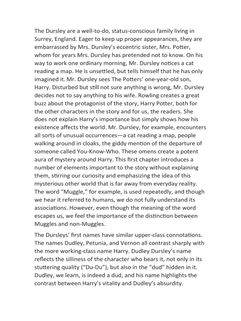 Harry Potter and The Sorcerer's Stone | PDF | Harry Potter