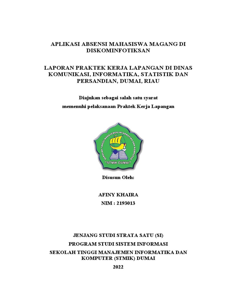 LM - Absensi Mahasiswa Magang - Copy-1 | PDF