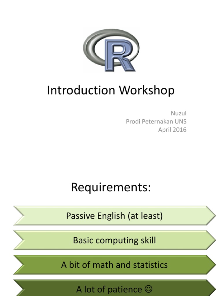 Introduction Workshop | PDF Introduction Workshop | PDF