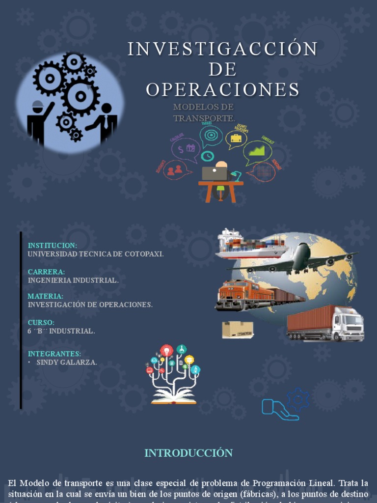 Metodo de Transportes Diapositivas | PDF | Transporte