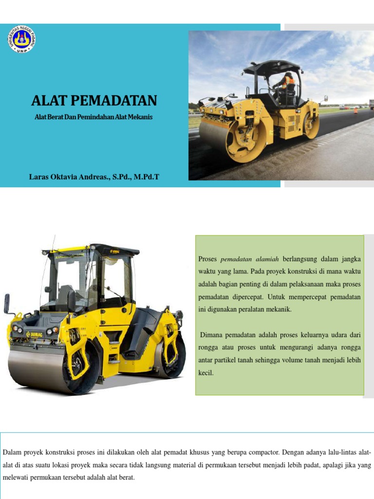 Alat dan Metode Pemadatan Tanah | PDF