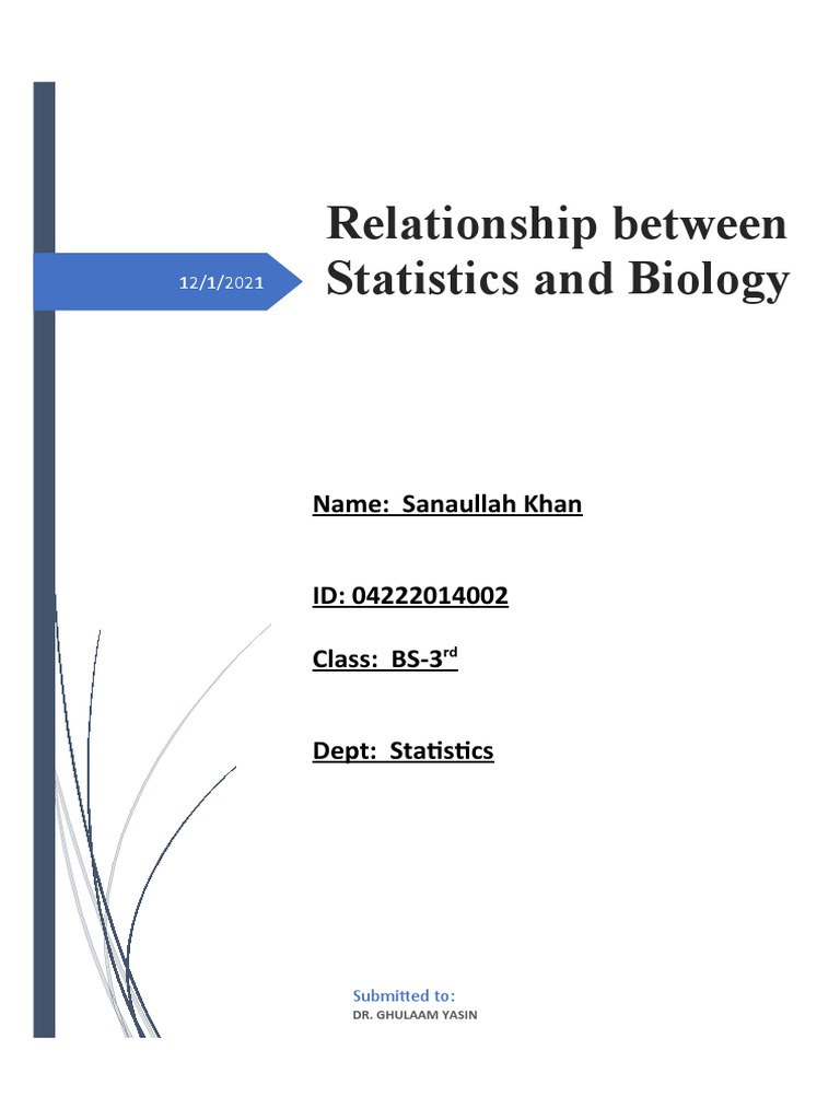 Biology Assignment | PDF | Statistics | Biostatistics