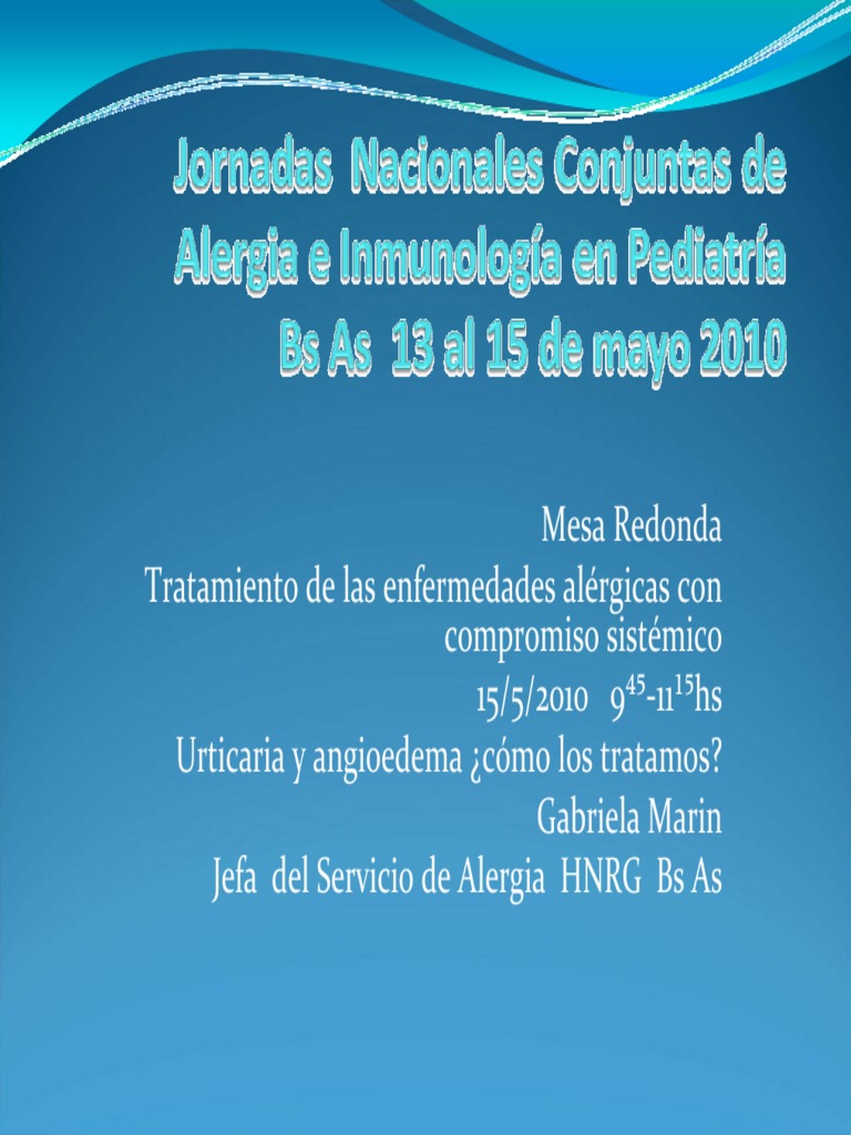 URTICARIA | PDF | Alergia | Medicina CLINICA