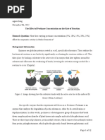 Pectinase Impact on Apple Juice Yield | PDF | Enzyme | Chemistry