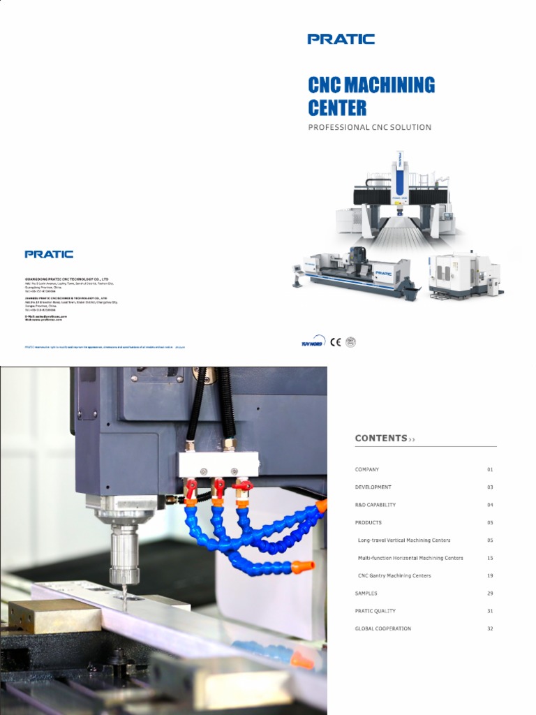Pratic CNC - Brochure 2022.04 | PDF