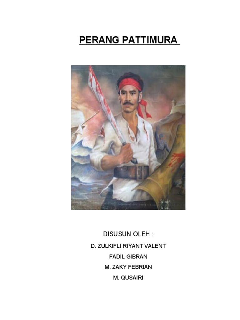 Perang Pattimura (Cover Daftar Isi | PDF