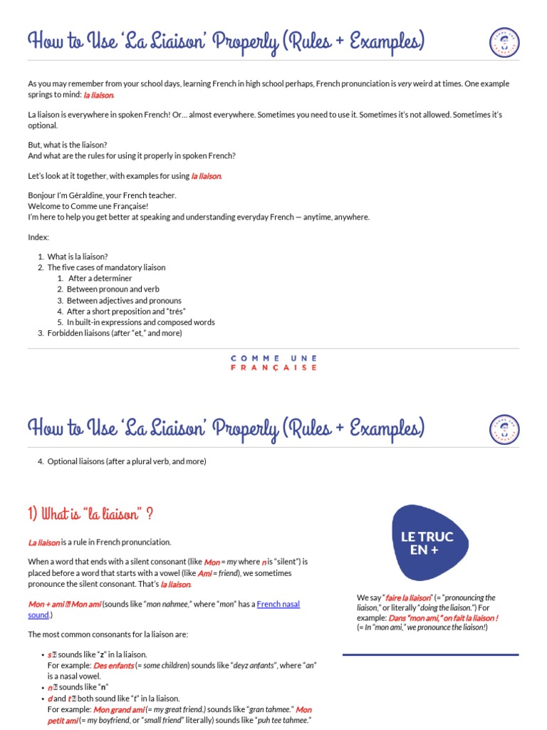 La Liaison | PDF
