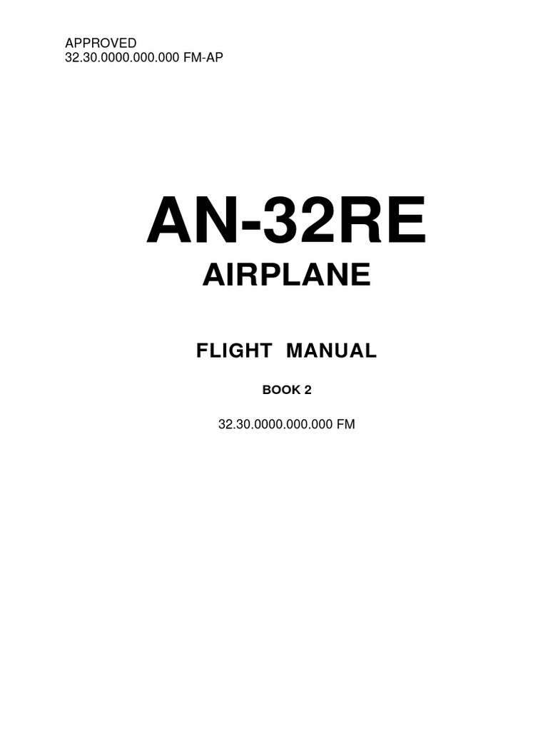 AN-32 RE Flight Manual Part-II | Download Free PDF | Throttle | Engines