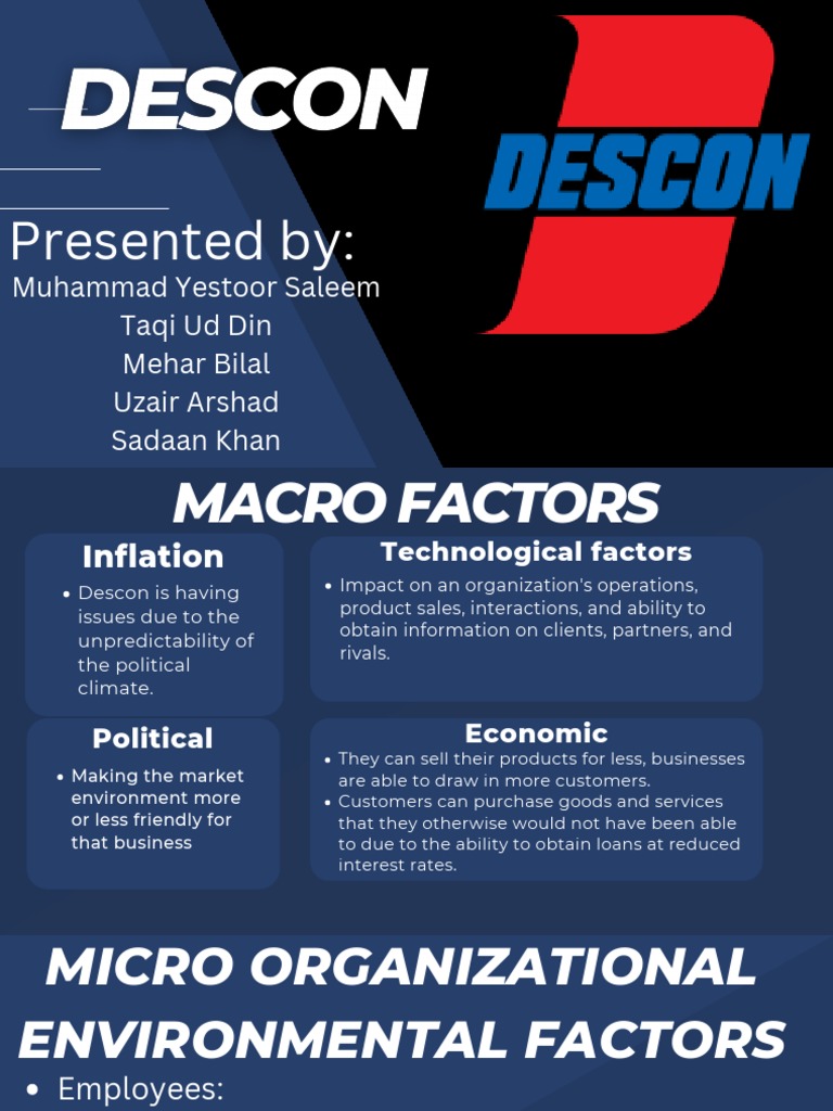 Descon Presentation 2 | PDF