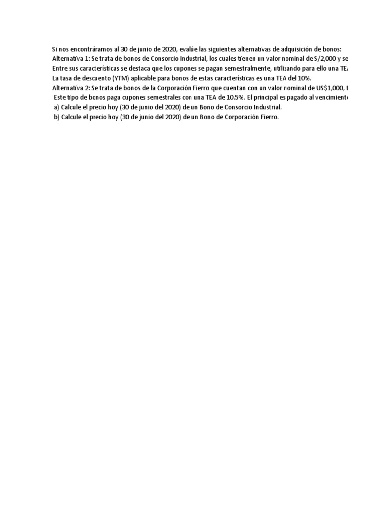 Ejercicios Por Desarrollar Sem 6 | PDF