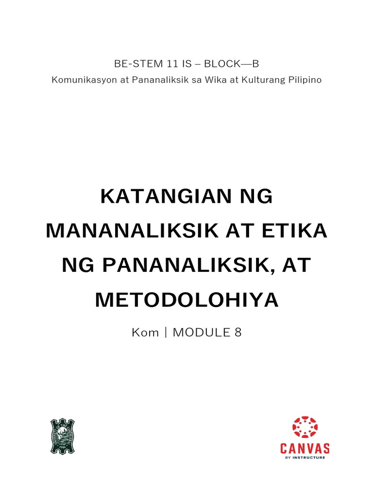 Katangian NG Mananaliksik at Etika NG Pananaliksik, at Metodolohiya | PDF