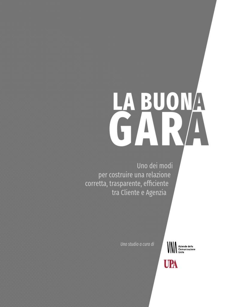 Libro Bianco Gare La Buona Gara PDF Web | PDF