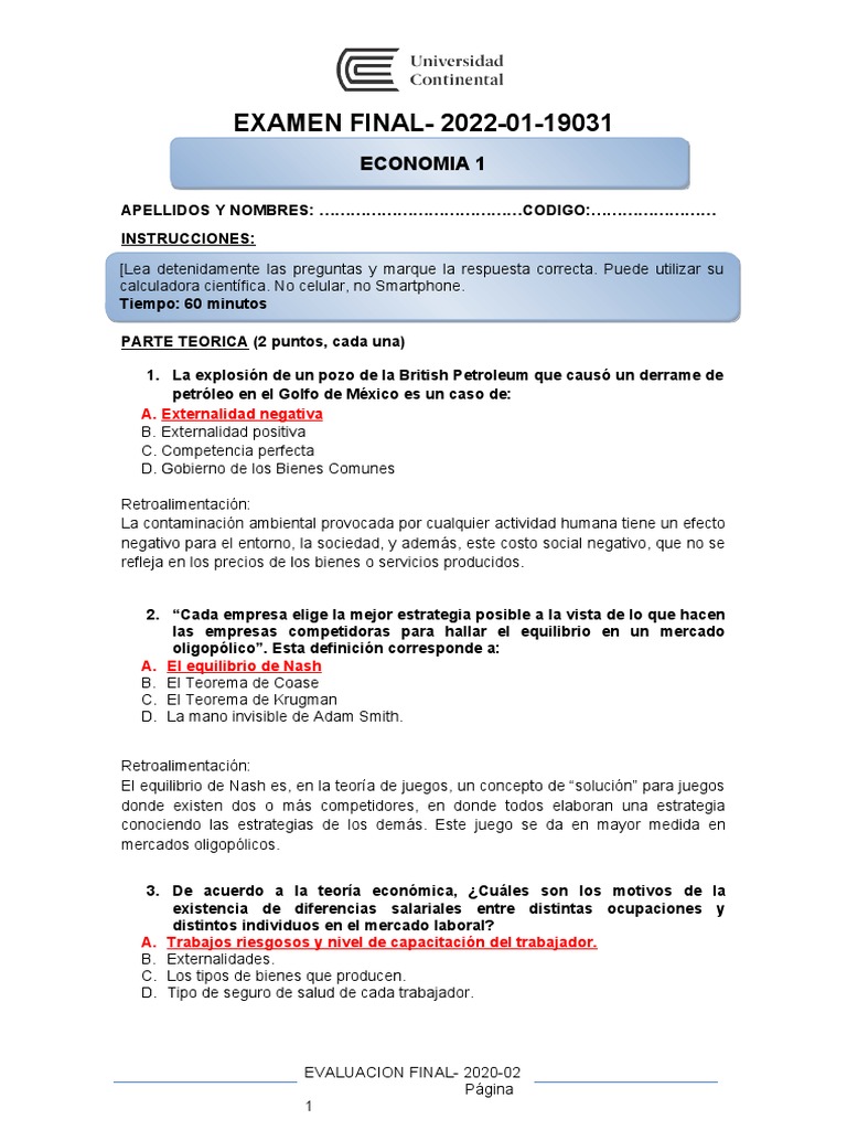 1.2.eco1 Ef 190311 Solucion | PDF | Desigualdad social | Discriminación y relaciones raciales