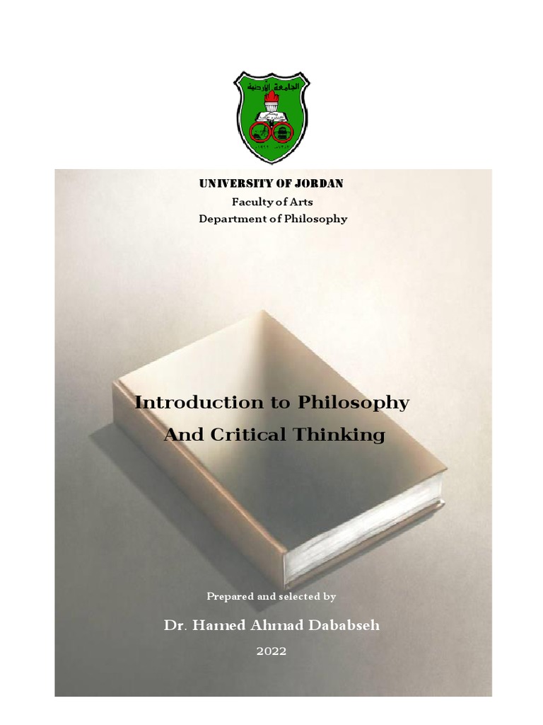 Introduction To Philosophy Text Book | PDF