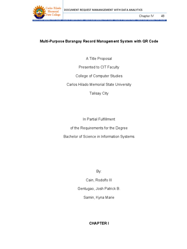 MPBRMSQRC Chapter1-3 Revised | PDF | Agile Software Development | Usability