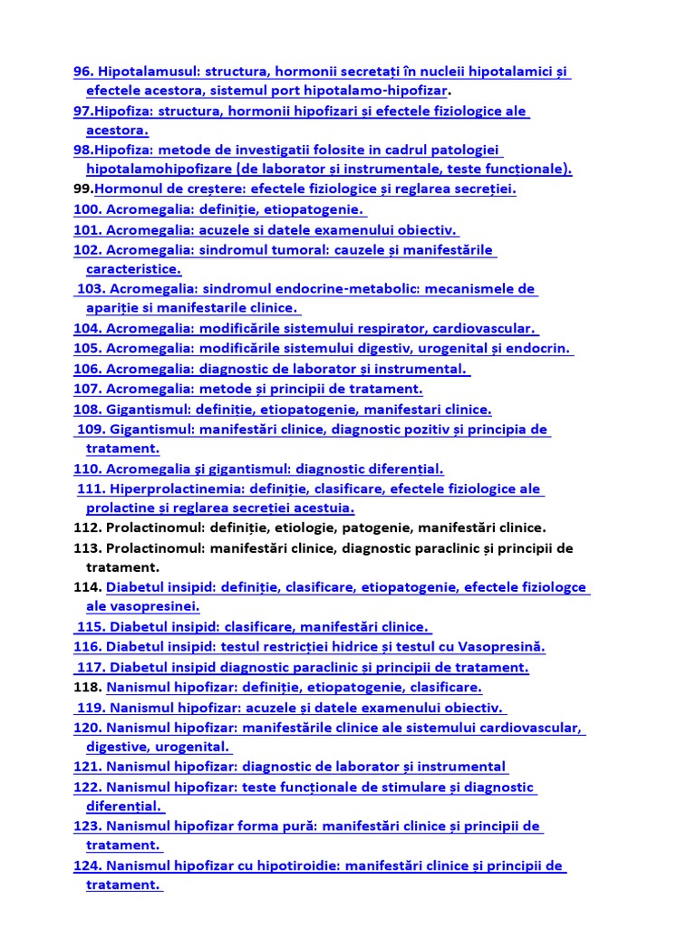 Hipofiza Corect | PDF