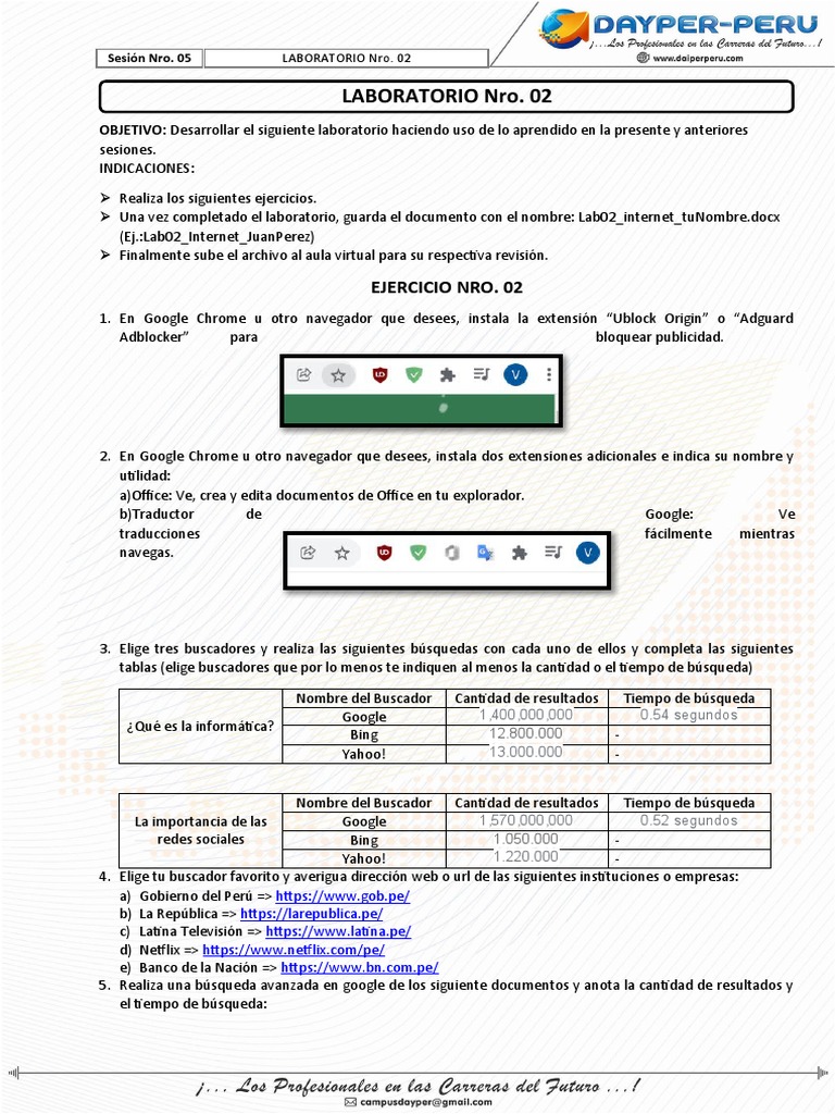 LAB 02-KarlaMargaritaSerranoNina | PDF | Hipertexto | Índices