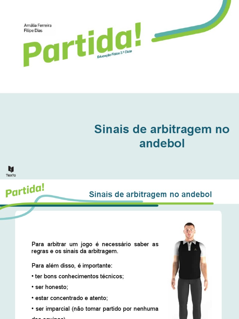 Sinais de Arbitragem No Andebol | PDF