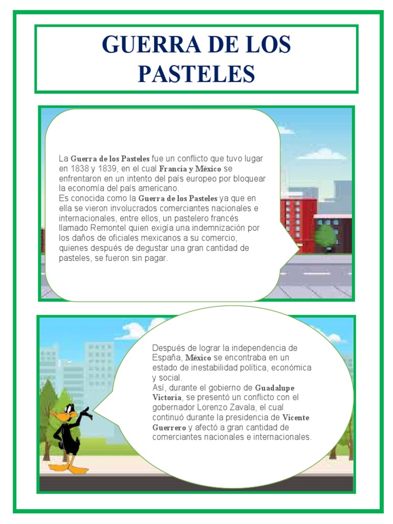 Historieta de La Guerra de Los Pasteles | PDF