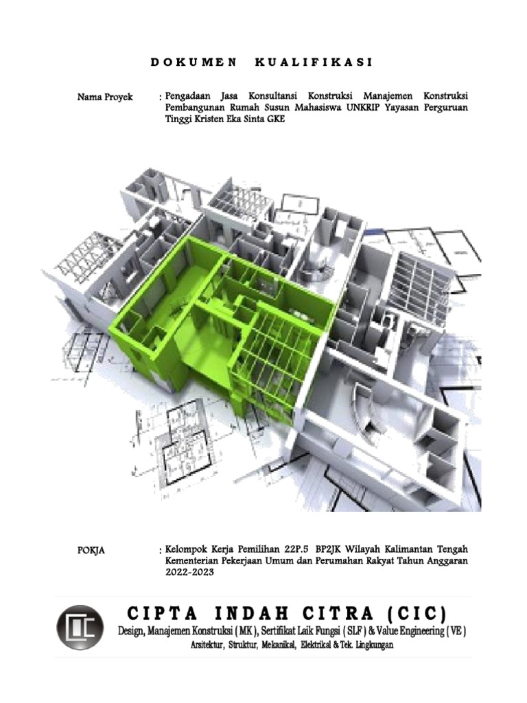 Pengadaan Jasa Konstruksi UNKRIP 2022 | PDF