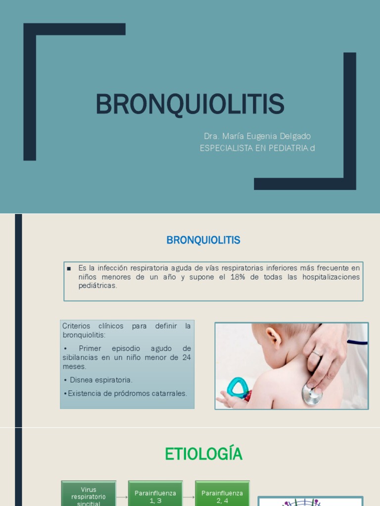 BRONQUIOLITIS | PDF | Medicina CLINICA | Causas de la muerte