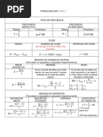 Formulario para Datos Agrupados y No Agrupados | PDF
