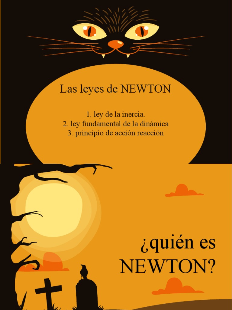 Presentación Leyes de Newton | PDF | Ciencia y matemáticas