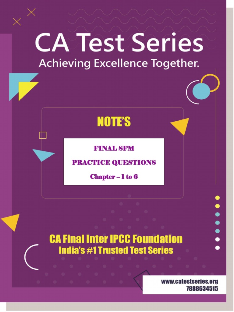 Sfm Chapter 1 To 6 1641641664 Pdf