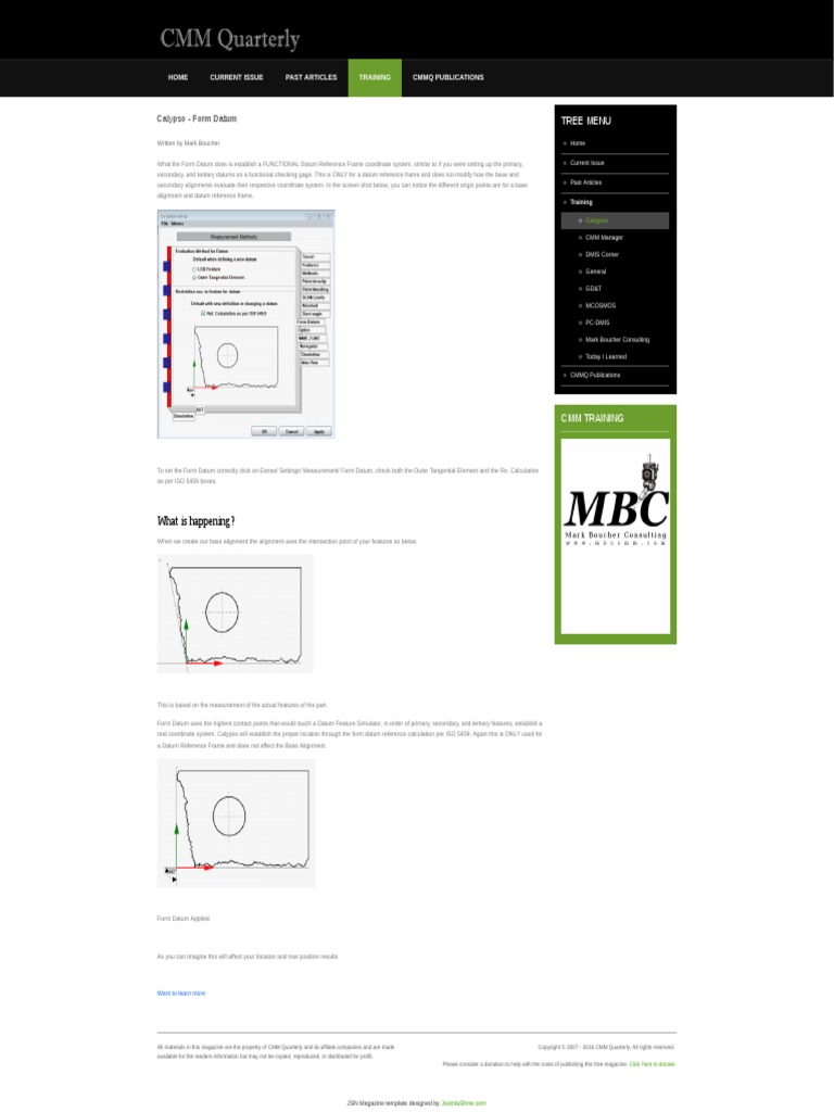 Calypso 200 Calypso Form Datum | PDF