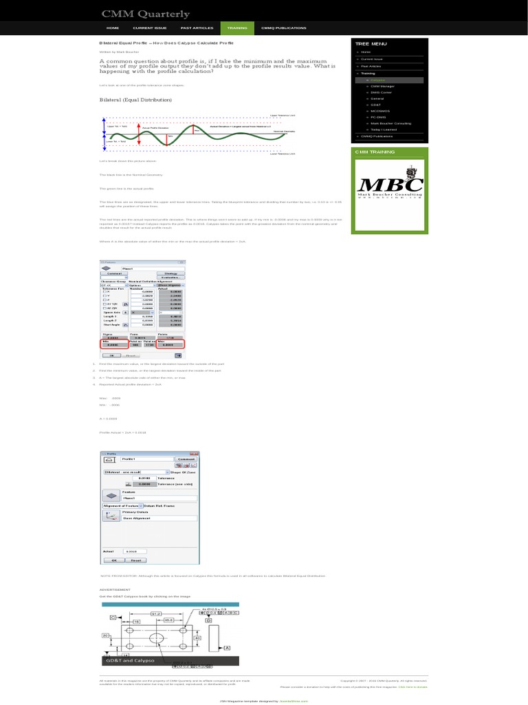 Calypsol Equal Profile How Does Calypso Calculate Profile | PDF
