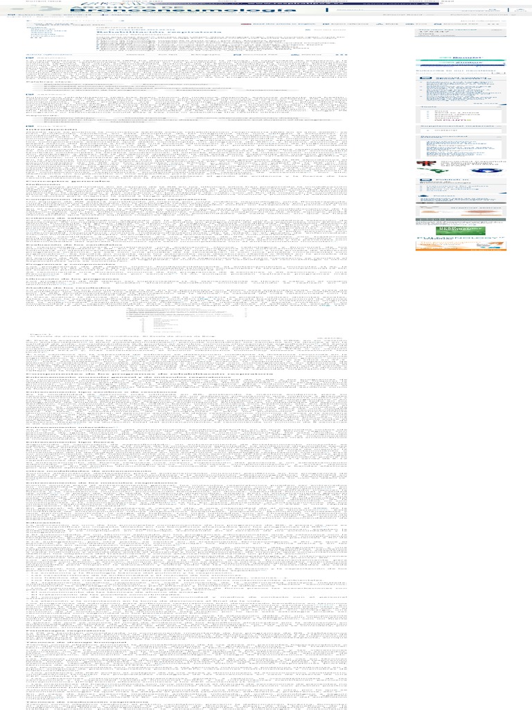 Rehabilitación Respiratoria - Archivos de Bronconeumología | PDF | Tos ...