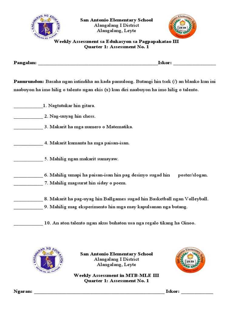 New Normal Weekly Assessment | PDF