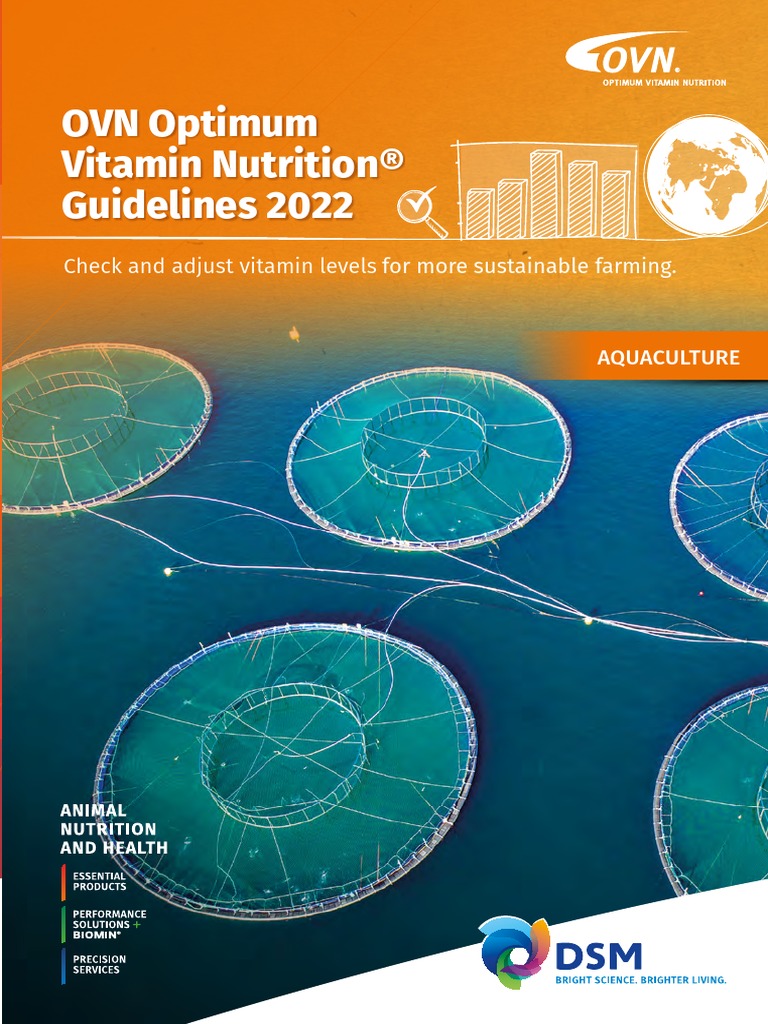 Ovn Optimum Vitamin Nutrition Guidelines 2022 For Aquaculture | PDF