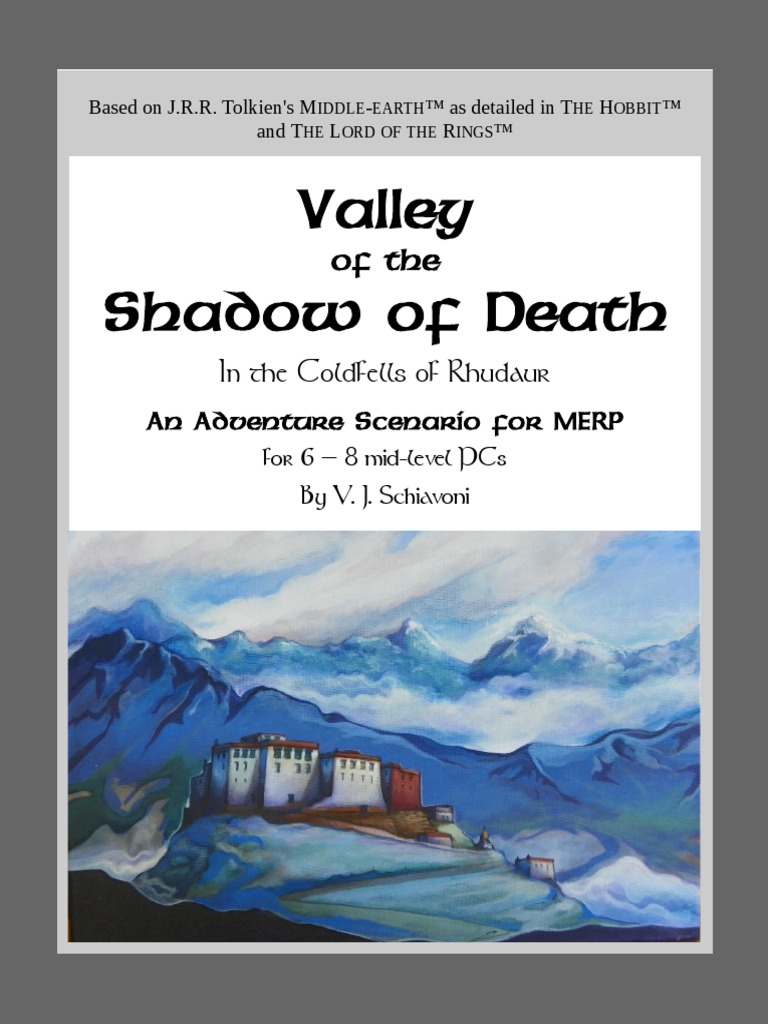 Valley of The Shadow of Death | PDF | Middle Earth