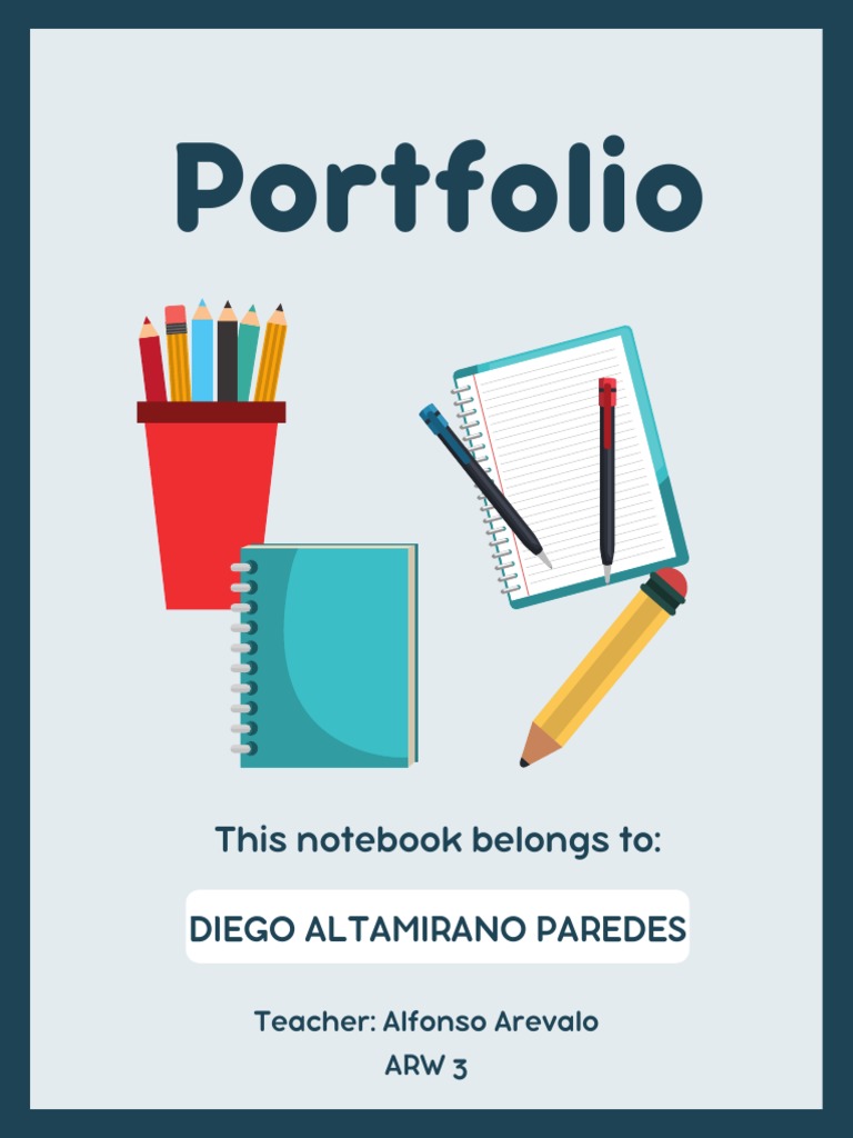 Portfolio ARW3 - Altamirano Paredes, Diego | PDF | Educational Technology | Classroom