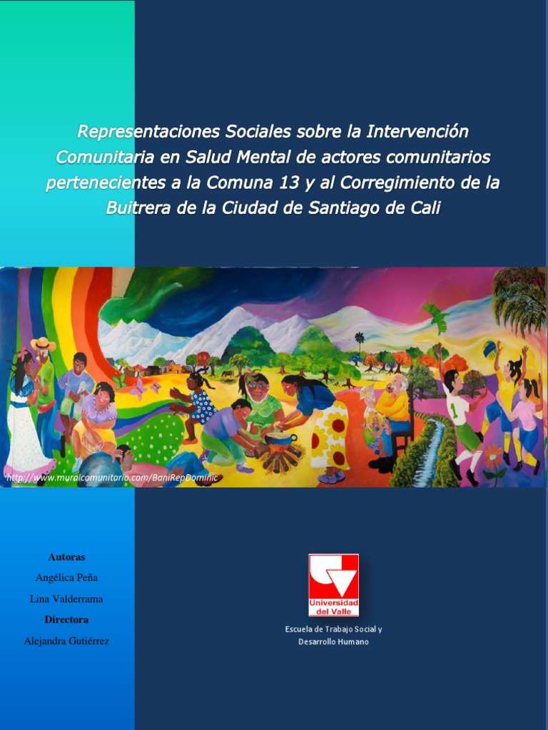 Salud Mental en Comuna 13 y Buitrera | PDF | Trastorno mental | Colombia