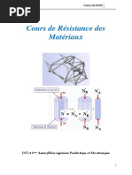 Cours RDM GM1-Etudiants-2024 | PDF | Résistance des matériaux | Élasticité (Physique)