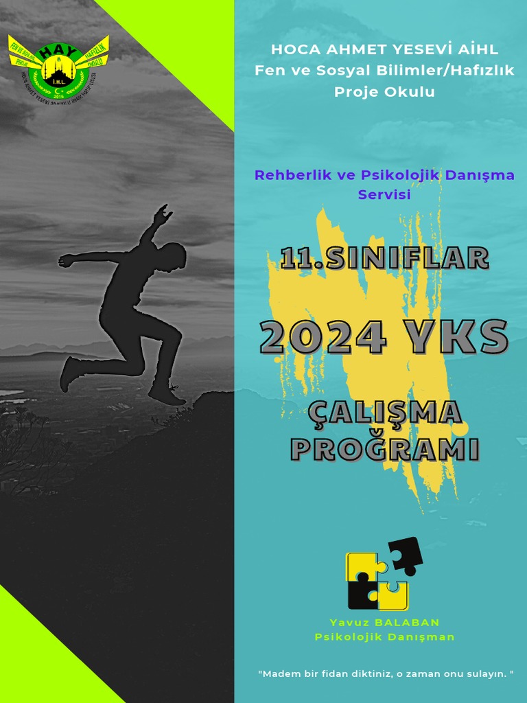 SAY 2024 Calisma Programi | PDF